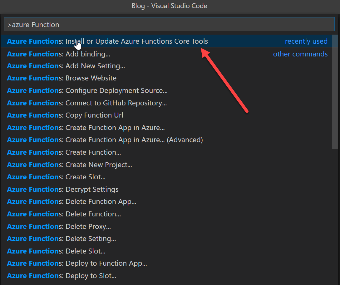 Debugging Azure Functions Locally in VS Code – Swaminathan Vetri